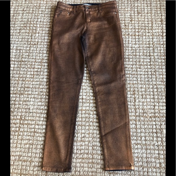 Tractr | Jeans | Cute Sparkly Bronze Jeans | Poshmark